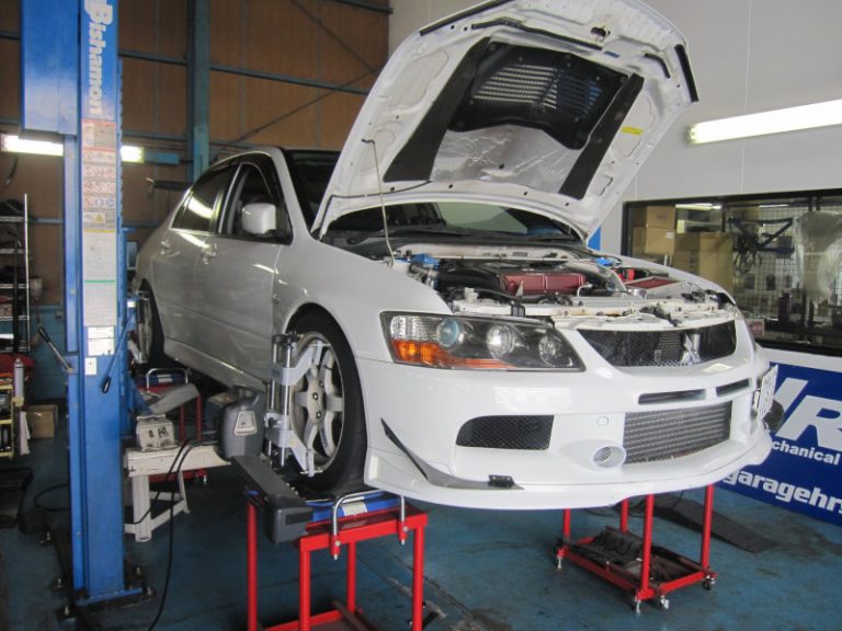 CT9A ランエボ9 アライメント調整 ｜ GarageHRS | 車趣味生活応援ガレージ